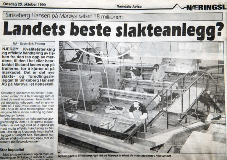 Historikk - Sinkaberg AS